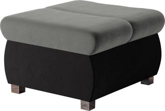 Mirjan24 Polsterhocker Bangkok klein, Sitzbank 60x60x39 cm, Hocker Sitzhocker Modern Pouf Fu&szlig;bank Sitzm&ouml;bel (Magic Ve. 2219 + Magic Ve. 2217)