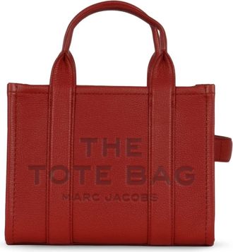 Marc Jacobs Femme, Sacs, Rouge, Taille: ONE Size The Leather Small Tote Bag