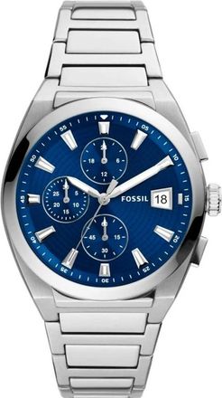Fossil Homme, Accessoires, Gris, Taille: ONE Size Everett Chronograph Watch