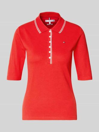Tommy Hilfiger Slim Fit Poloshirt aus Lyocell-Mix