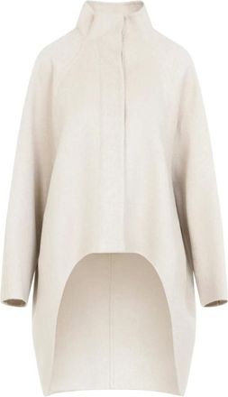 Alaia Single-Breasted Manteaux - Femme - Manteaux - Beige - Taille: 38 FR