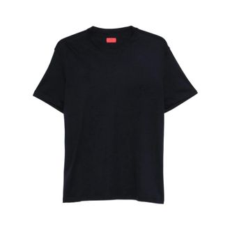 Isaia Homme, Tops, Bleu, Taille: S Embroidered Logo T-Shirt