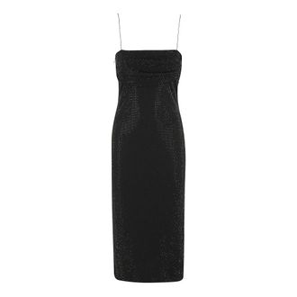 Philosophy di Lorenzo Serafini Femme, Robes, Noir, Taille: 40 FR Haut en jersey orné