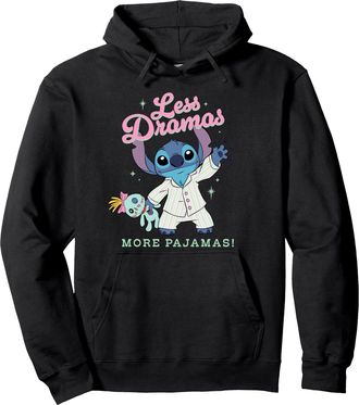 Disney Stitch & Scrump Less Dramas, More Pajamas Sleepy Time Pullover Hoodie