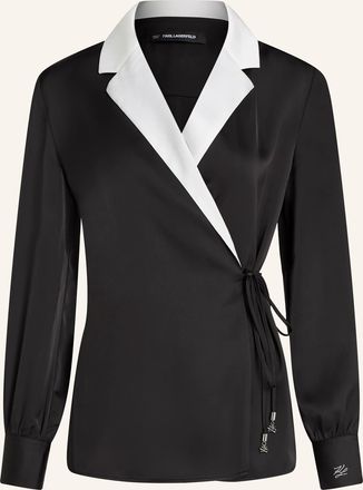 Karl Lagerfeld Bluse schwarz