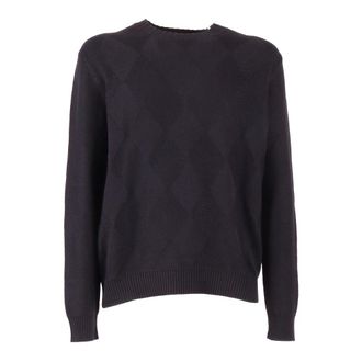 Ballantyne Maglia Girocollo - - Knitwear - Herren - Blau - XL