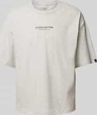 Alpha Industries T-Shirt mit Label-Print Modell Studio Edition