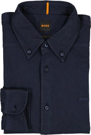 Boss Orange by Hugo Boss BOSS Orange Herren Hemd blau Jersey