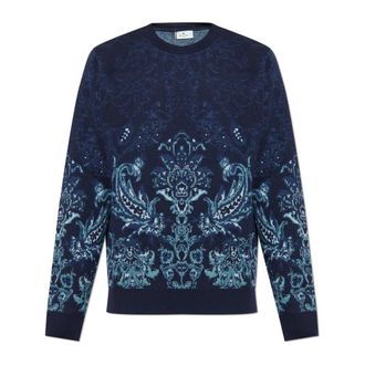 Etro Wollpullover - - Knitwear - Herren - Blau - XL