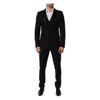 Dolce & Gabbana Costume 3 pi&egrave;ces Martini coupe ajust&eacute;e - Homme - Costumes - Gris - Taille: M