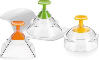 Tescoma 3D Food-Shaping Formen, 3 Formen Presto foodstyle, Sortiert