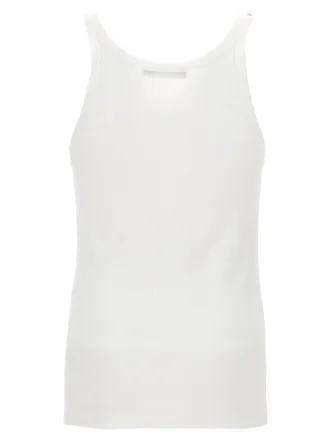Dolce & Gabbana Mens White Cotton Tank Tops