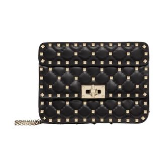 Valentino Garavani Femme, Sacs, Noir, Taille: ONE Size Rockstud Spike Shoulder Bag