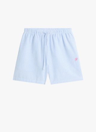 Tommy Hilfiger Short ray&eacute; ample &agrave; logo brod&eacute;