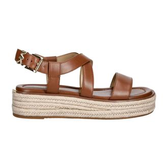 Michael Kors Sandale Espadrille Lynn - Femme - Chaussures - Brun - Taille: 41 EU