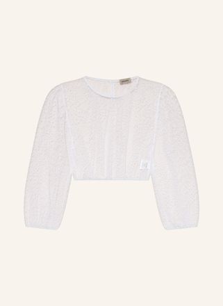CocoVero Cocovero Dirndlbluse Ophie Mit 3/4-Arm weiss
