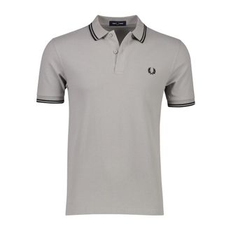 Fred Perry Homme, Tops, Gris, Taille: XL Polo &agrave; Manches Courtes