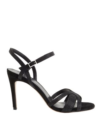 8 by YOOX LEATHER HIGH SANDAL STUDS DETAIL