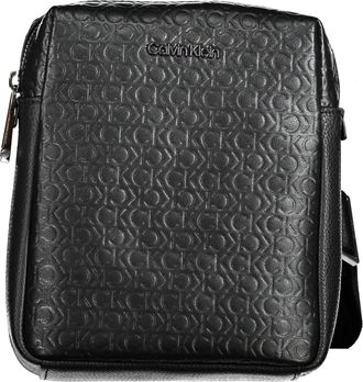 Calvin Klein Homme, Sacs, Noir, Taille: ONE Size Sac bandouli&egrave;re noir homme avec fermeture &eacute;clair