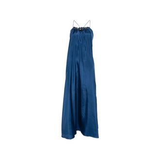 Zimmermann Aster Gathered Bead Maxi-Kleid - - Dresses - Damen - Blau - M