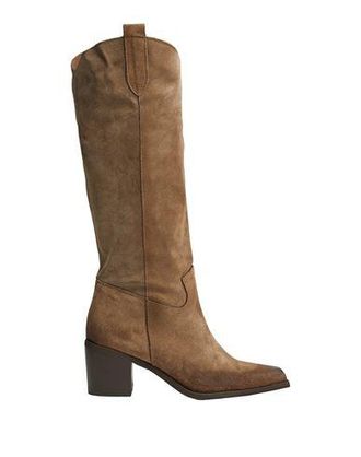 8 by YOOX SPLIT LEATHER WESTERN HIGH BOOT
