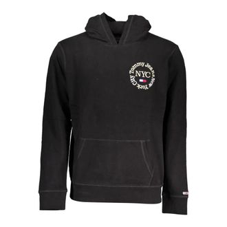 Tommy Hilfiger Homme, Sweatshirts et sweats &agrave; capuche, Noir, Taille: XL Sweat &agrave; capuche noir avec broderie