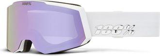 100% SNOWCRAFT S Goggle White w/HiPER Lavender Mirror