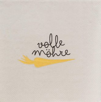 Räder Ostern Serviette volle Möhre