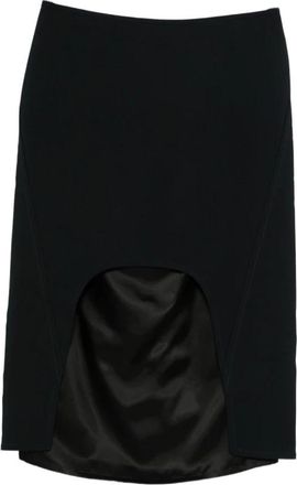 Plan C Plan C, Femme, Jupes, Noir, Taille: 42 FR Midi Skirts
