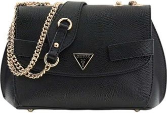 Guess sac &agrave; &eacute;paule bandouli&egrave;re Serenova Convertible Xbody Flap Bag Black noir