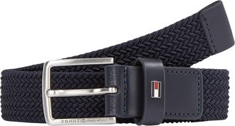 Tommy Hilfiger Kinder Unisex Gürtel Essential Belt Geflochten, Blau (Space Blue), L-XL