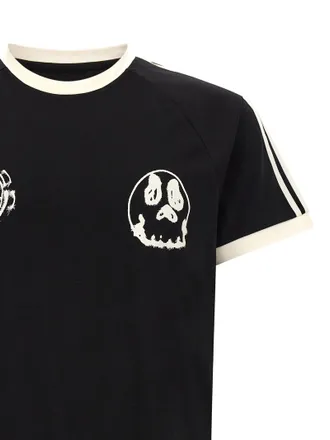 Yohji Yamamoto Graphic-Print Cotton T-Shirt - Black
