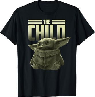 Star Wars The Mandalorian The Child Simple Portrait T-Shirt