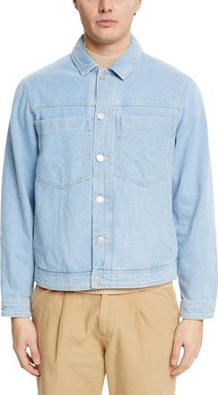 Esprit Herren 013EE2G307 Jacke, 903/Blue Light Wash, XXL