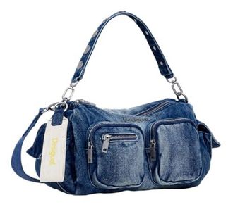 Desigual Jean, Accessoires Sac &Agrave; Main en Denim Femme, Bleu, One Size