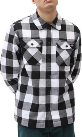 Dickies Chemise Noir/Blanc Homme Lined Noir L