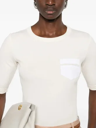 Fabiana Filippi Womens Crew-Neck T-Shirt Ss26 W