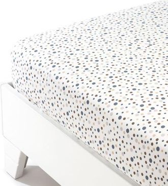 Caleffi Spannbettlaken 100% Baumwolle - Weiches & Strapazierfähiges Bettlaken, Atmungsaktiv & Waschbar Spannbettlaken 180x200 cm, Bettlaken 180x200, Spannbett