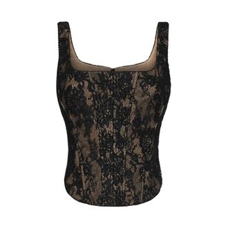 Self Portrait 004Tb Top - - Tops - Damen - Schwarzk - S