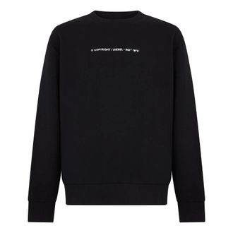 Diesel Sweatshirt mit Schriftzug - - Sweatshirts & Hoodies - Herren - Schwarzk - 2XL