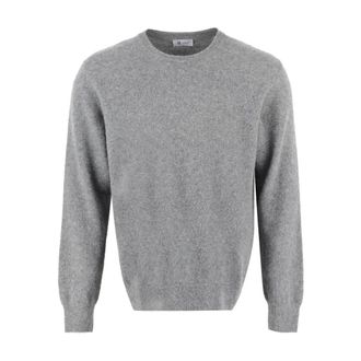 THE (ALPHABET) Pullover aus Lammwolle mit Rundhalsausschnitt - - Knitwear - Herren - Grau - XL