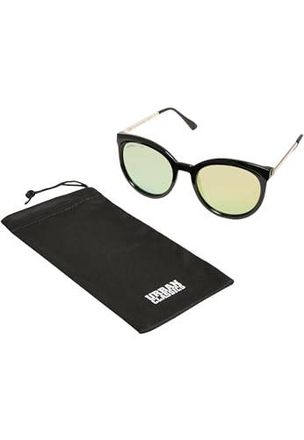 Urban Classics Unisex Sunglasses October UC black/yellow, one size