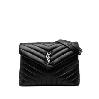 Saint Laurent Sac bandouli&egrave;re Loulou Pre-owned - Femme - Pre-owned - Noir - Taille: ONE Size