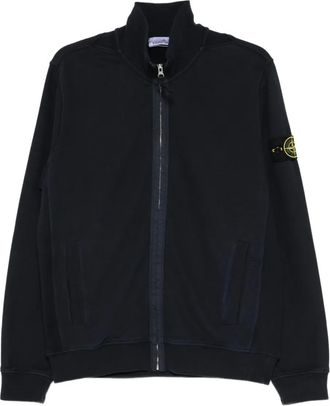 Stone Island sweat à poches zippées - Bleu