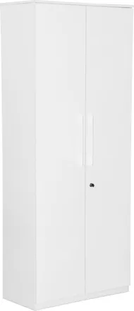 Venda Aktenschrank, Wei&szlig;, Holzwerkstoff, 4 F&auml;cher, 80x197x40 cm, Bsci, abschlie&szlig;bar, Arbeitszimmer, Aktenschr&auml;nke