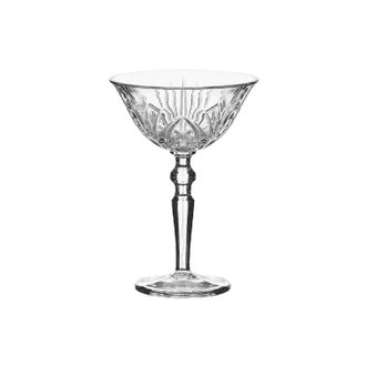 Spiegelau & Nachtmann, 6-teiliges Cocktailschalen Set, Champagnerschale/Coupette Glas, Kristallglas, 200 ml, Palais, 103323