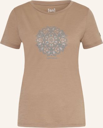super.natural T-Shirt Ornament beige