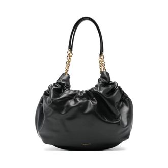 DeMellier Schwarze Lederhandtasche mit Kettenriemen - - Bags - Damen - Schwarzk - ONE SIZE