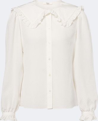 Chlo&eacute; Chlo&eacute; Bluse aus Seiden-Georgette