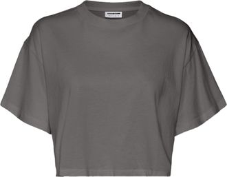 Noisy May Nmalena S/S O-Neck Semicrop Top FWD Noos